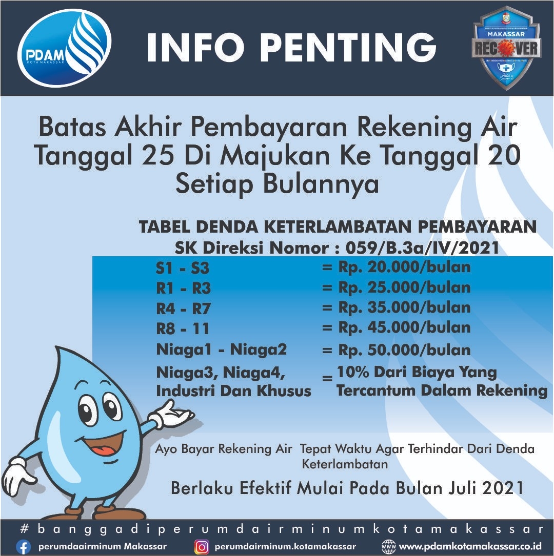 Perubahan Tanggal Batas Akhir Pembayaran